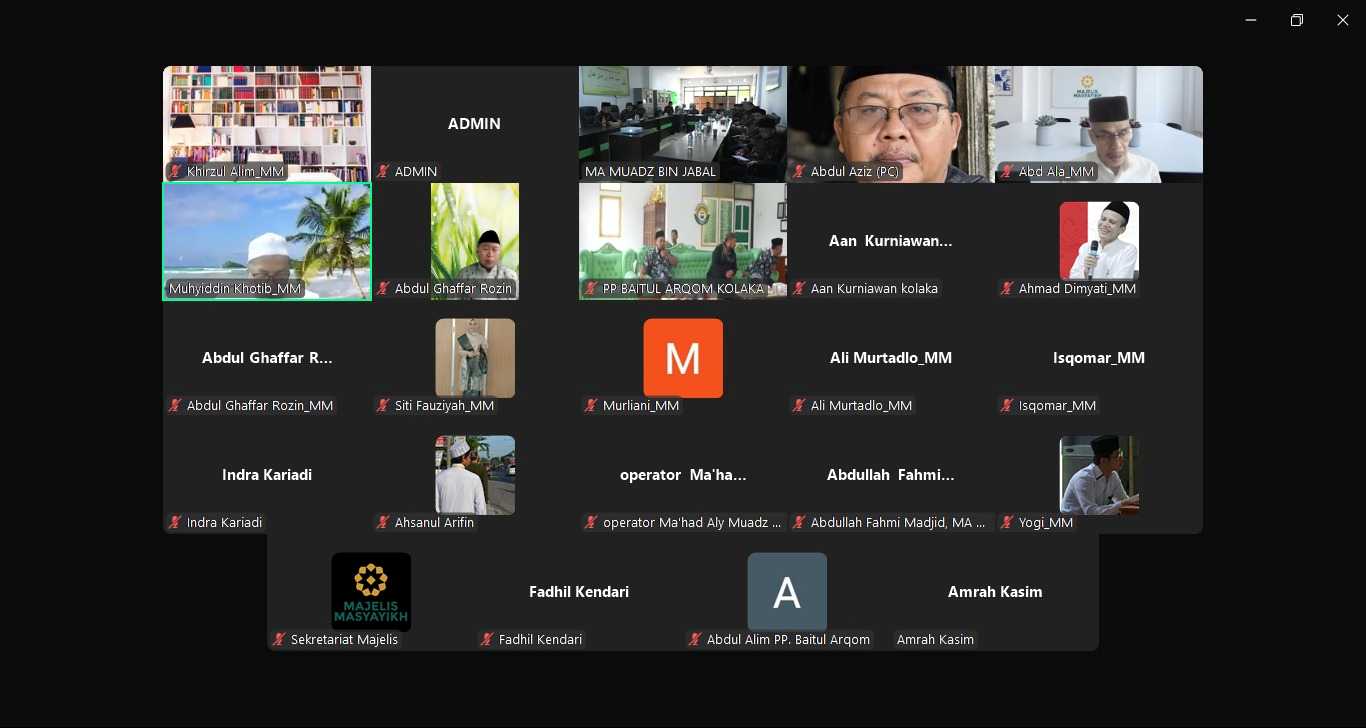 Majelis Masyayikh | Kualitas Pendidikan dan Kemandirian Keuangan Menjadi Fokus Majelis Masyayikh ...